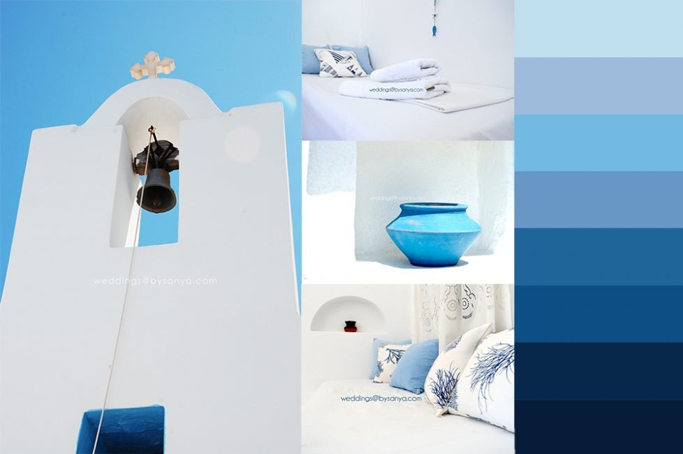 Greek Blue Wedding Inspirations – Weddings By Sanya